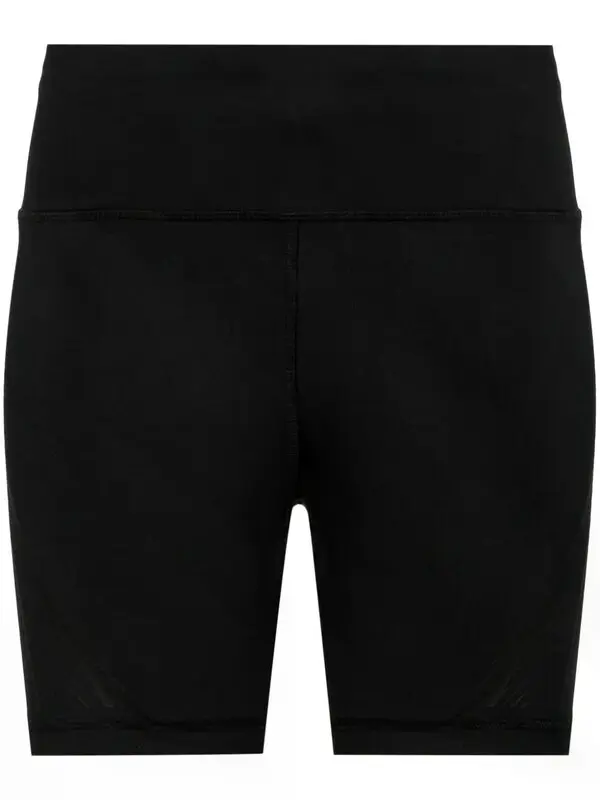 Adidas By Stella McCartney Graphic-print Running Shorts - Black