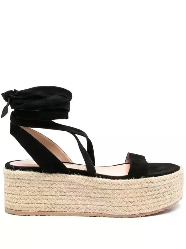 GIANVITO ROSSI 60mm Suede Espadrilles