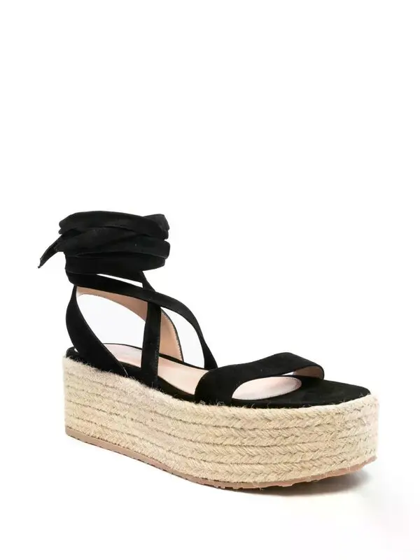 GIANVITO ROSSI 60mm Suede Espadrilles