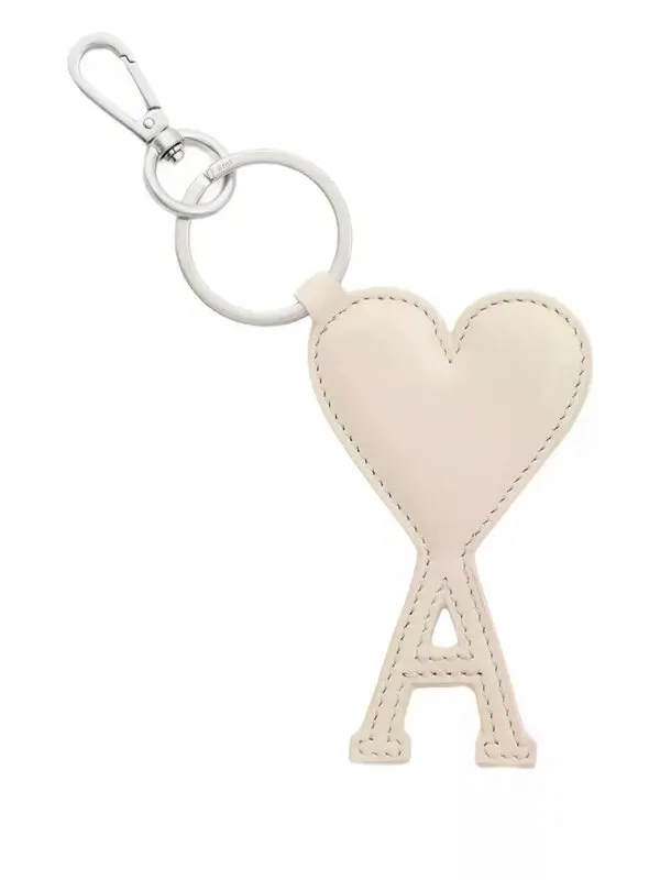 AMI Paris De Coeur Keyring - Neutrals