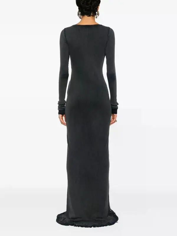Balenciaga Distressed Maxi Dress