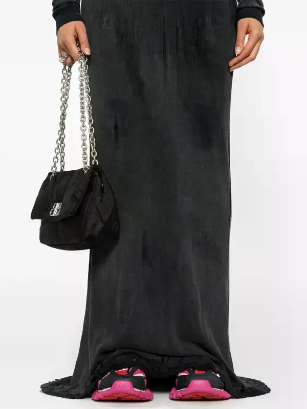 Balenciaga Distressed Maxi Dress