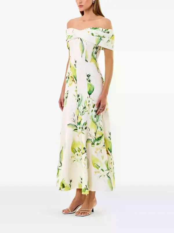 NICHOLAS Ariana Strapless Midi Dress