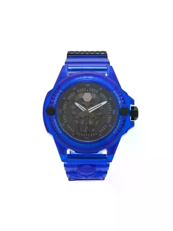 Philipp Plein High-conic The $kull 44mm Watch - Black