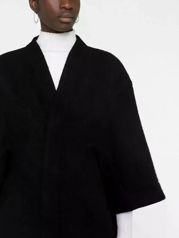 Rick Owens Single-breasted Mid-length Coat
