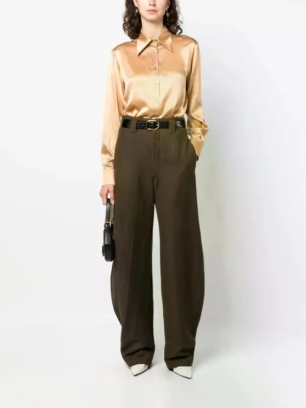 Dolce & Gabbana Satin-finish Silk Shirt