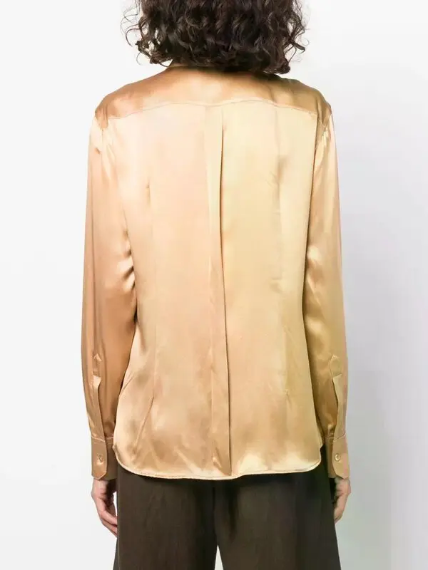 Dolce & Gabbana Satin-finish Silk Shirt