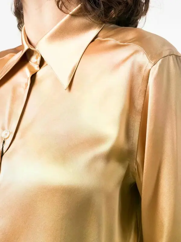 Dolce & Gabbana Satin-finish Silk Shirt
