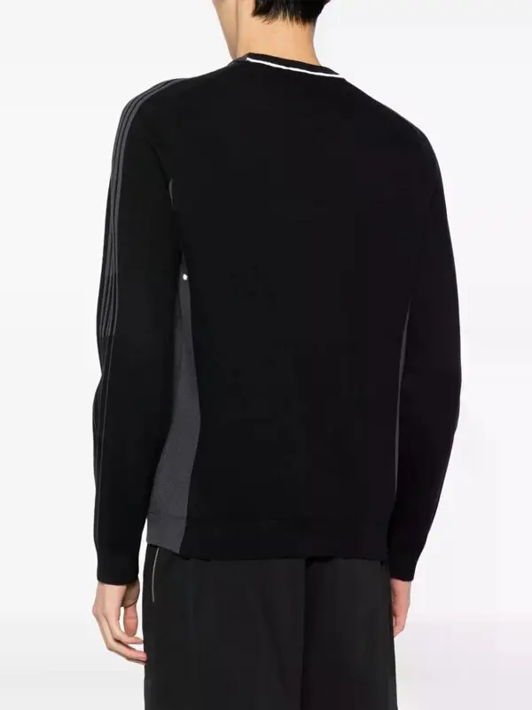 BOSS Colour-block Crew Neck Jumper