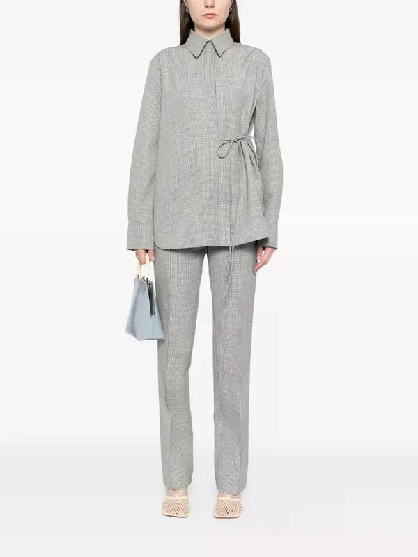 JIL SANDER Checked Trousers