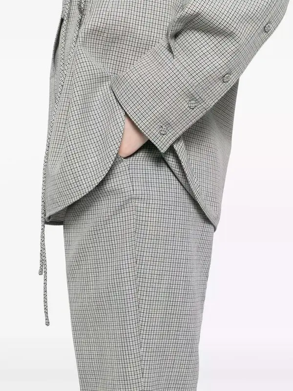JIL SANDER Checked Trousers