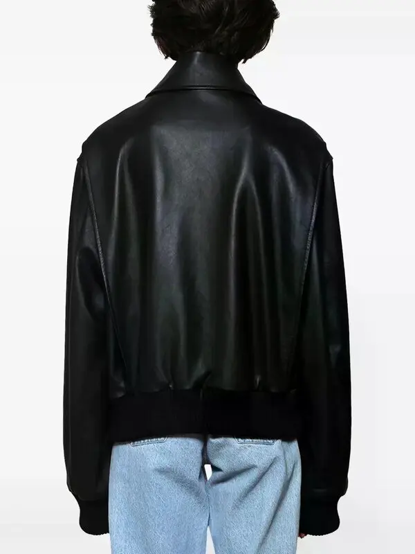 Christopher Esber Leather Bomber Jacket