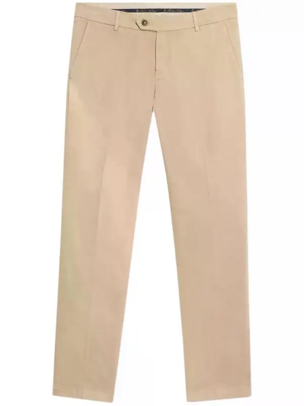 Brooks Brothers Slim-fit Stretch-cotton Trousers