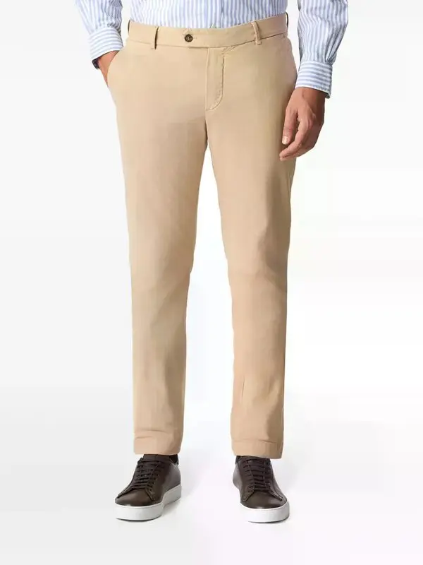 Brooks Brothers Slim-fit Stretch-cotton Trousers