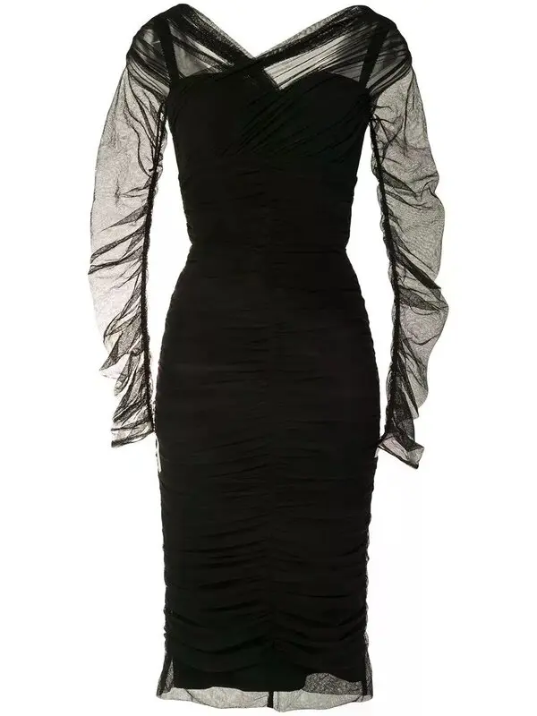 Dolce & Gabbana Draped Midi Dress
