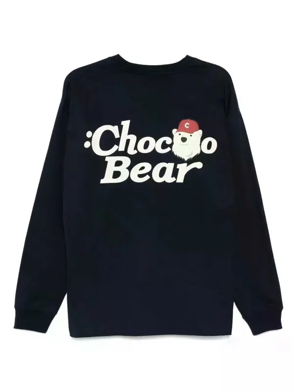 CHOCOOLATE Logo-patch T-shirt - Blue
