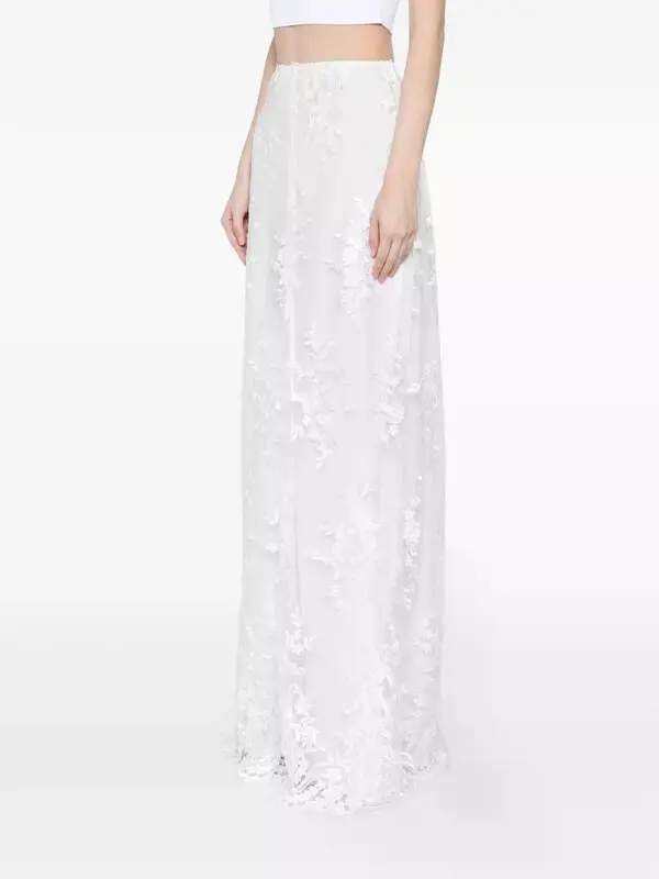 MACGRAW Calligraphy" Lace Maxi Skirt