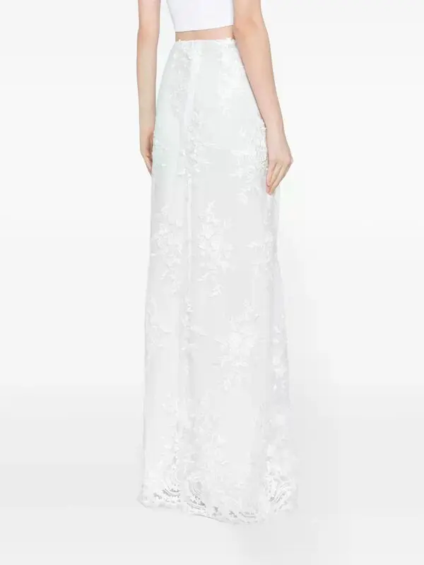 MACGRAW Calligraphy" Lace Maxi Skirt