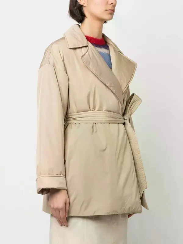 Tommy Hilfiger Puffer Jacket With Tie Fastening