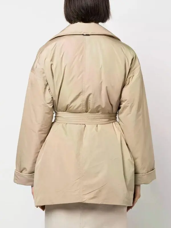 Tommy Hilfiger Puffer Jacket With Tie Fastening