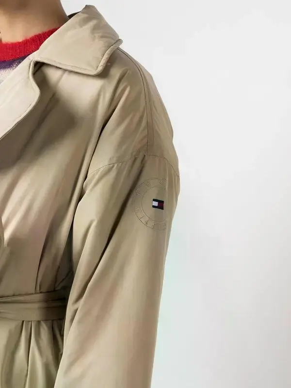 Tommy Hilfiger Puffer Jacket With Tie Fastening