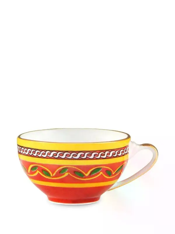 Dolce & Gabbana Carretto Siciliano Espresso Cups With Saucers