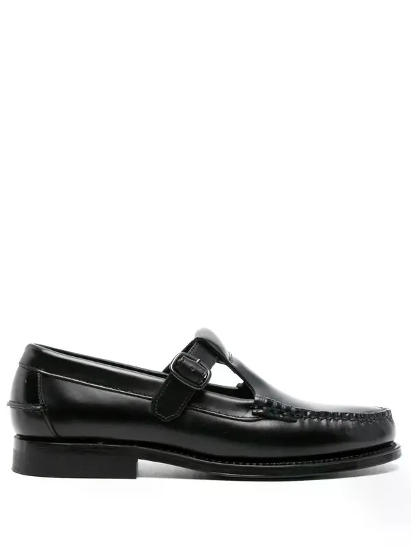 Hereu Alber Leather Loafers - Black