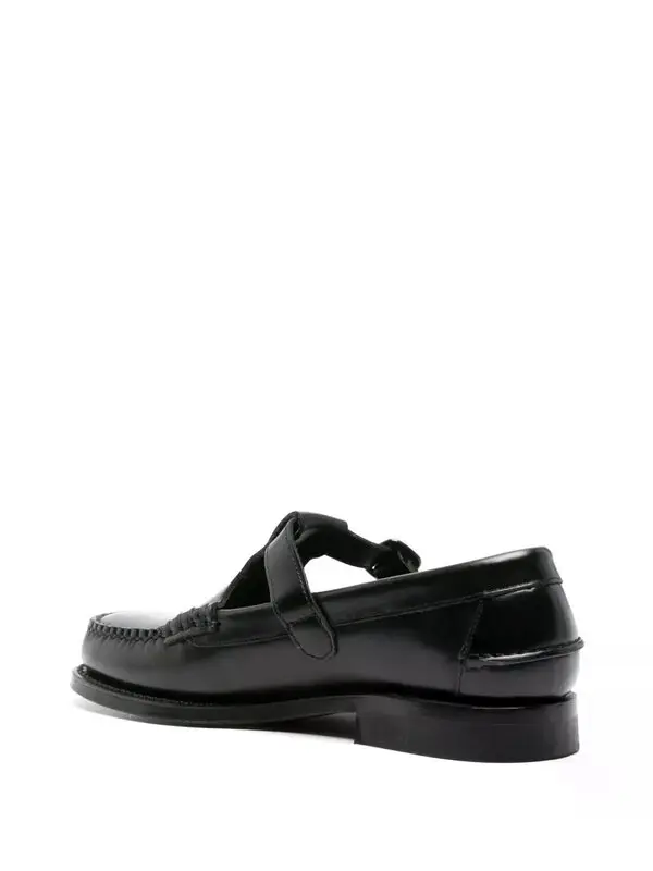 Hereu Alber Leather Loafers - Black