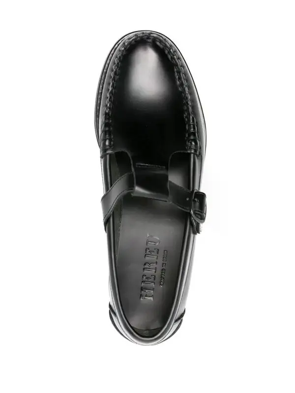 Hereu Alber Leather Loafers - Black