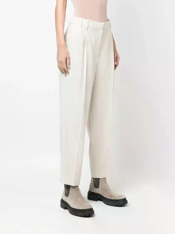 Brunello Cucinelli High-waisted Tailored Trousers