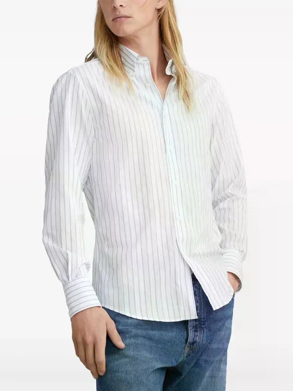 Brunello Cucinelli Striped Cotton Shirt