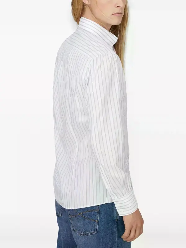 Brunello Cucinelli Striped Cotton Shirt