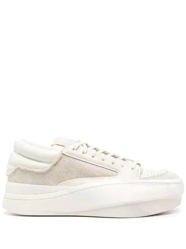 Y3 Centennial Leather Sneakers - Neutrals