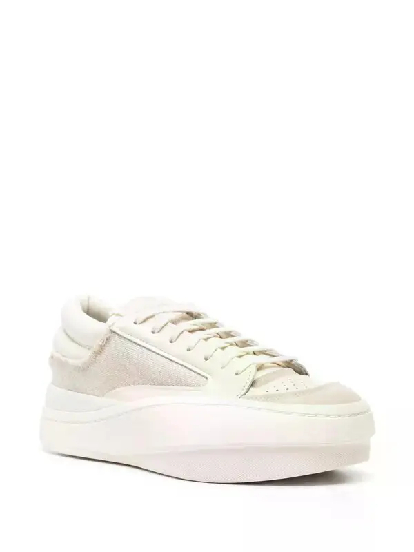 Y3 Centennial Leather Sneakers - Neutrals