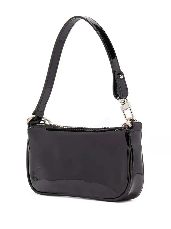 By Far Chain Strap Shoulder Bag - Black