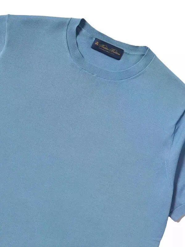 Brooks Brothers Short-sleeve Knitted Top