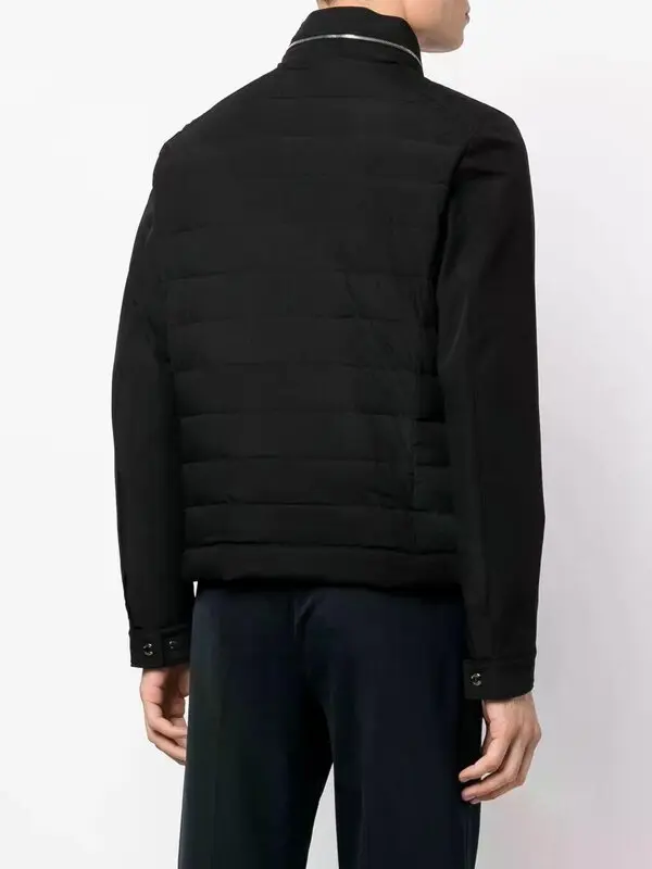 MOORER Quilted Zip-up Jacket