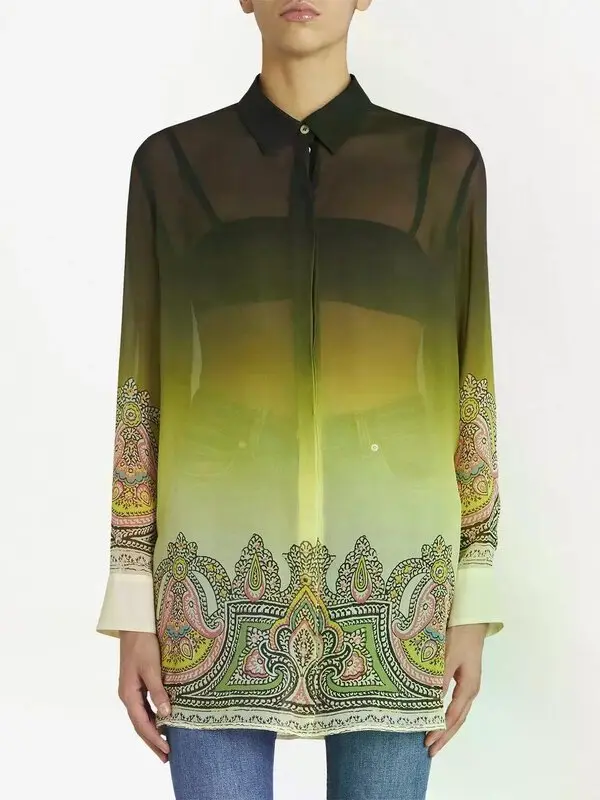 Etro Paisley-print Silk Shirt
