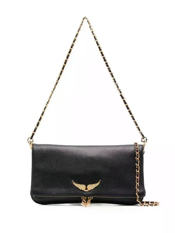 Zadig&Voltaire Rock Logo-plaque Clutch Bag
