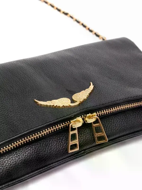 Zadig&Voltaire Rock Logo-plaque Clutch Bag