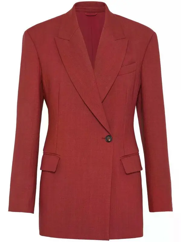 Brunello Cucinelli Double-breasted Wool Blazer