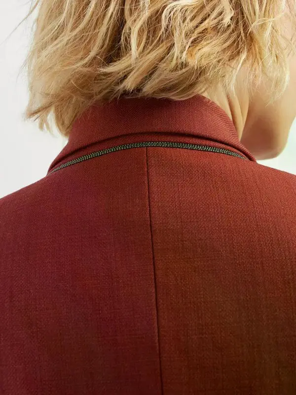 Brunello Cucinelli Double-breasted Wool Blazer