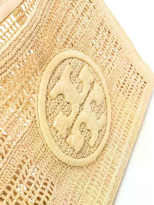 Tory Burch Ella Crochet Tote Bag - Neutrals