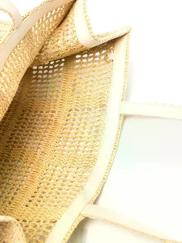 Tory Burch Ella Crochet Tote Bag - Neutrals