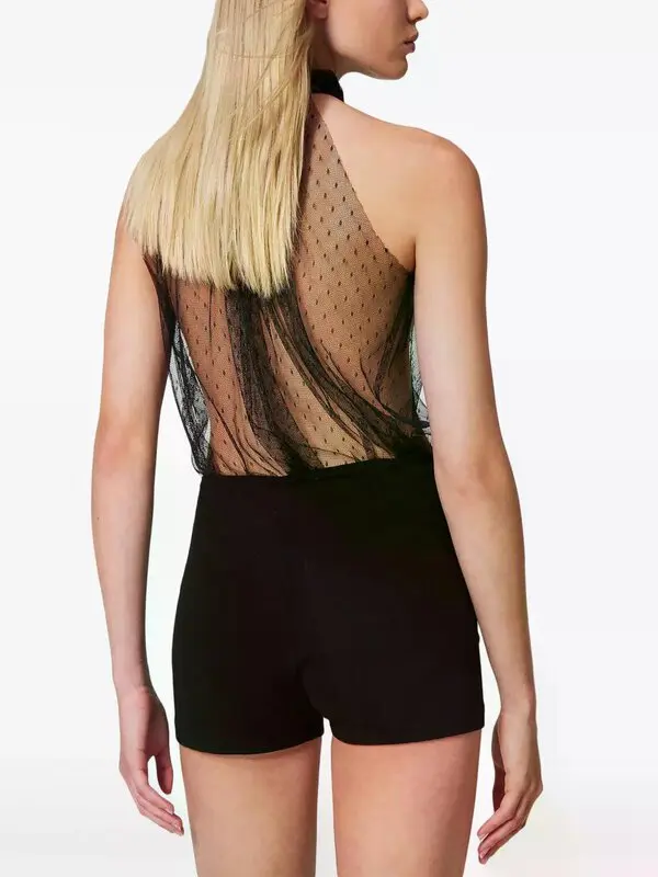 TWINSET Fitted Fine-knit Shorts