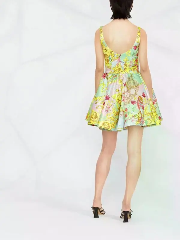 Philipp Plein Baroque Pattern-print Mini Dress