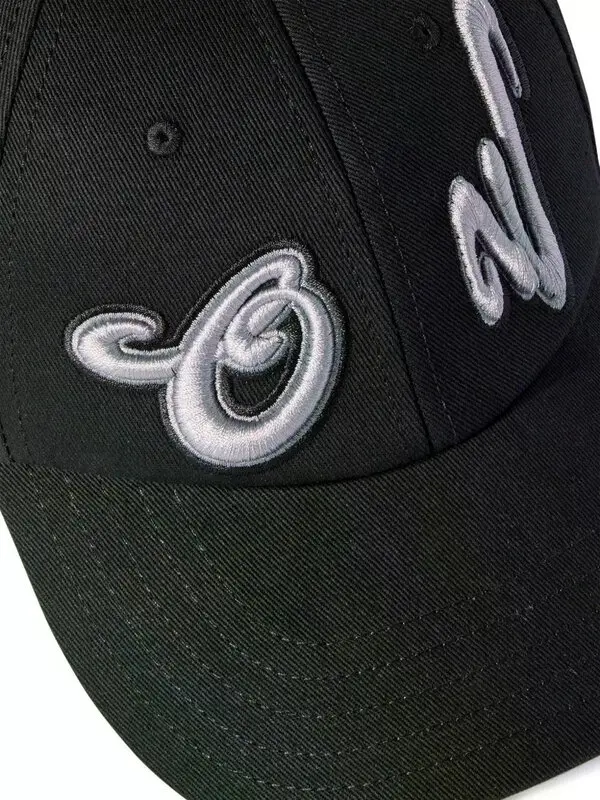 Off-White Embroidered Cotton Cap