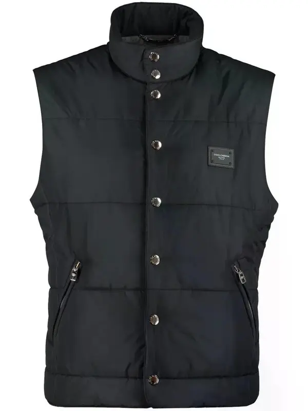 Dolce & Gabbana Logo-patch Padded Gilet