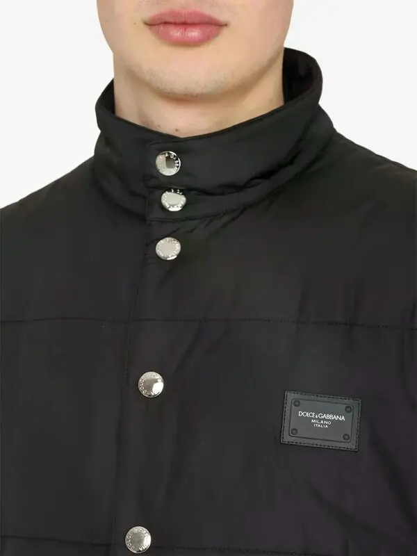 Dolce & Gabbana Logo-patch Padded Gilet