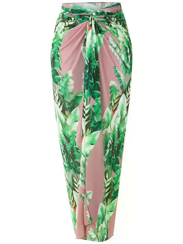 AMIR SLAMA Printed Sarong - Multicolour